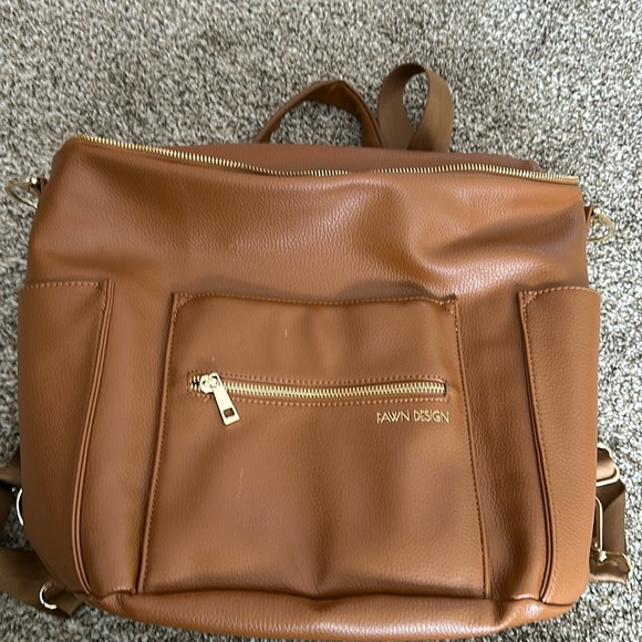 Fawn Design | Bags | Fawn Design Backpack Faux Leather | Poshmark
